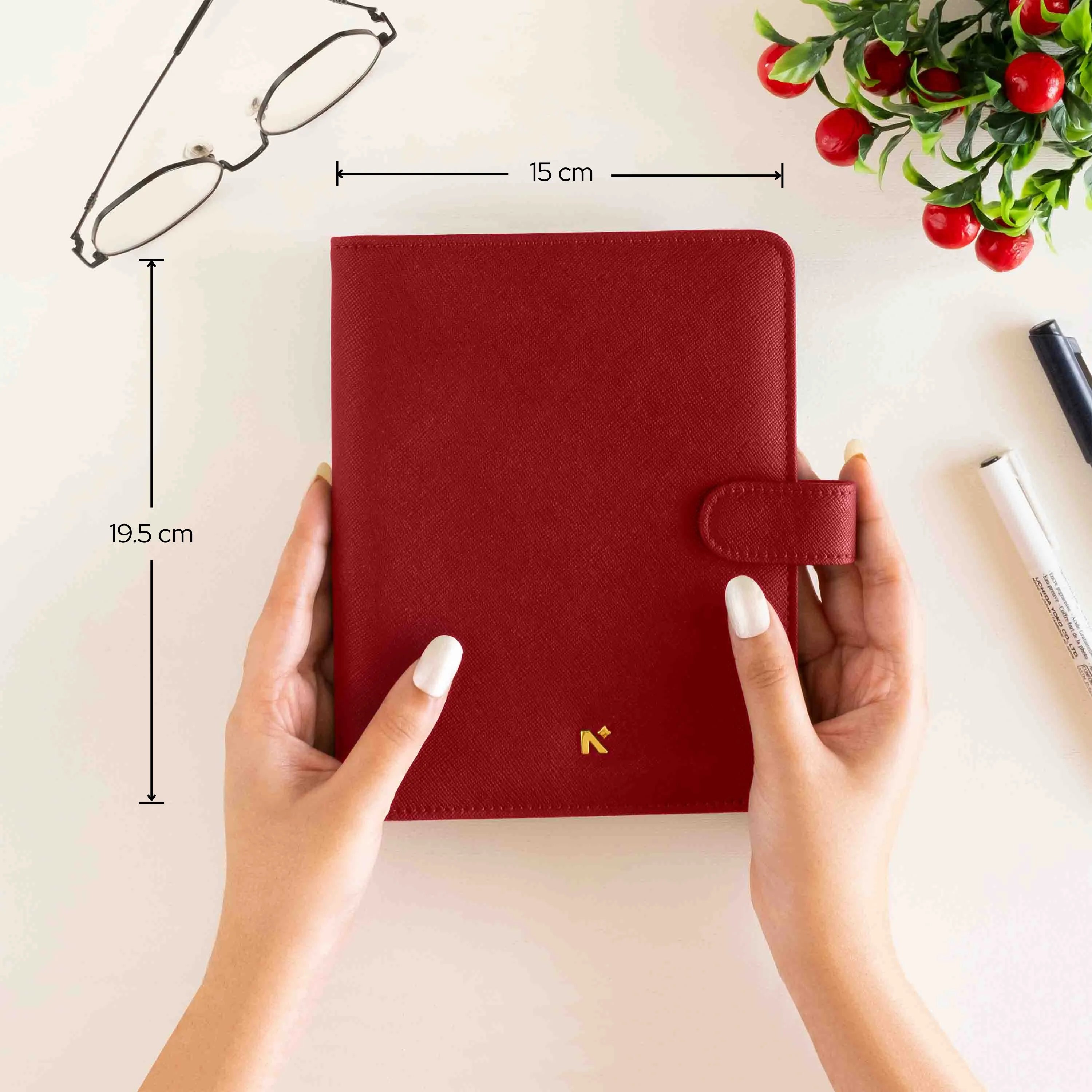B6 - RING BINDER ORGANISER - SNAP BUTTON – Atelier NEORAH